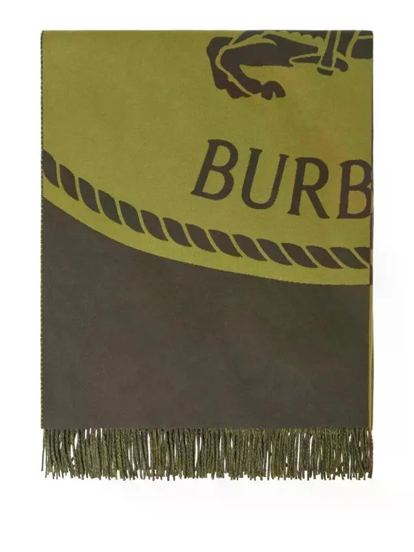 Burberry Wool Blanket - Green