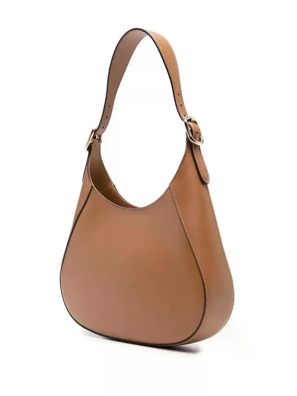 Prada City Leather Shoulder Bag - Brown