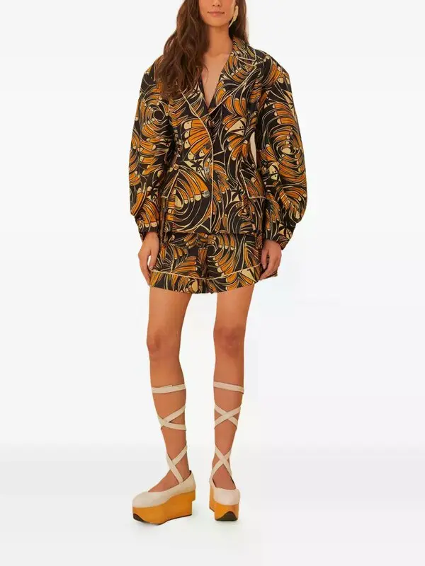 Farm Rio Graphic-print Oversized Jacket