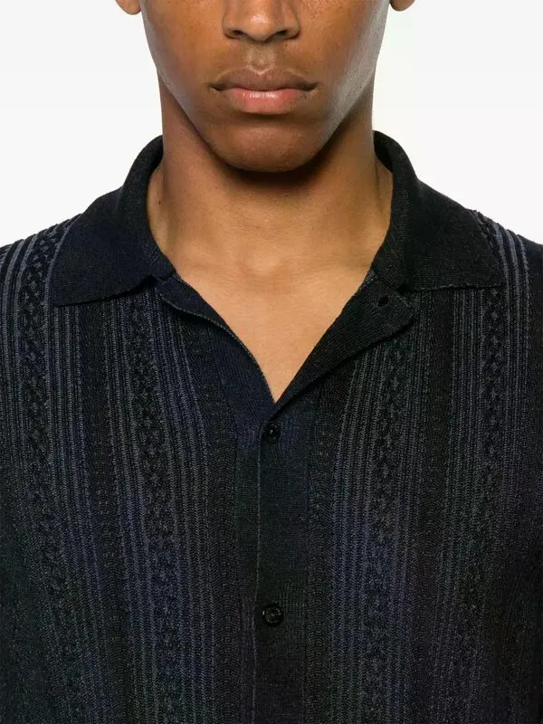 Agnona Silk-blend Shirt - Blue