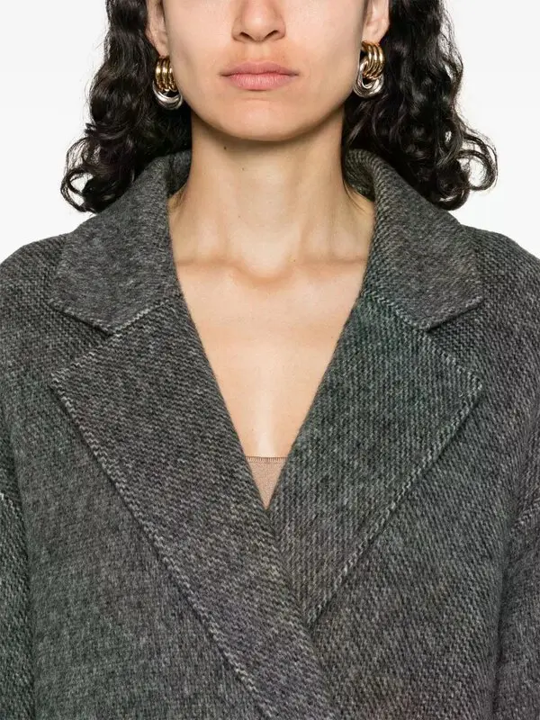 Soft Goat Herringbone Coat