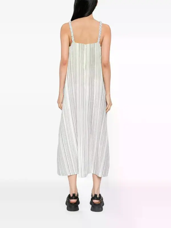 B+AB Striped Midi Dress