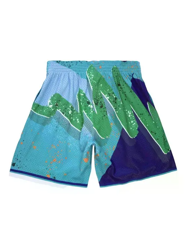 Mitchell & Ness Nba Charlotte Hornets 1992 Hyper Hoops Swingman Basketball Shorts - Blue