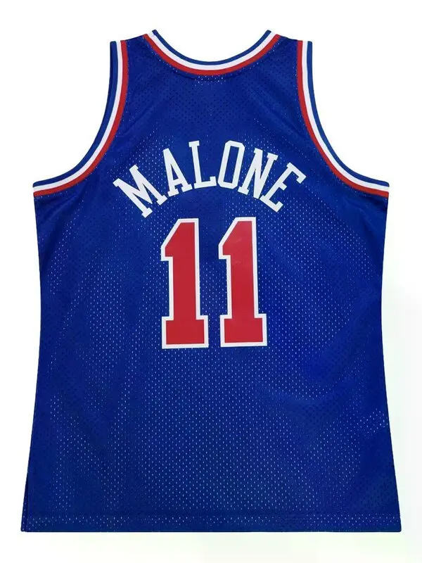 Mitchell & Ness Nba Karl Malone 1992 All Star West Jersey Top - Blue