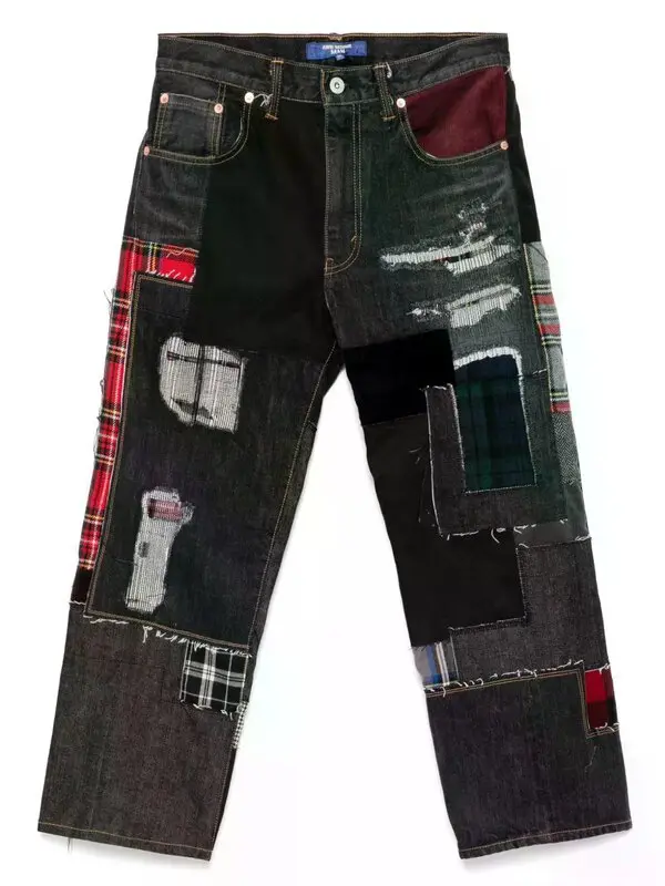 Junya Watanabe Patchwork Cropped Jeans