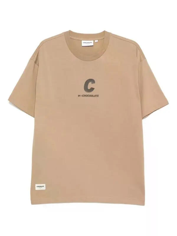 CHOCOOLATE Logo-print T-shirt - Neutrals