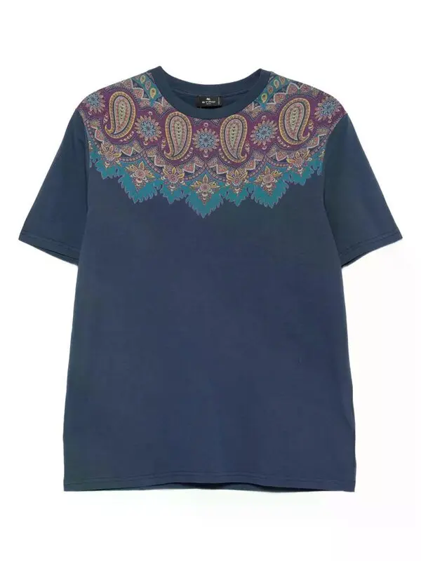 Etro Paisley-print Cotton T-shirt