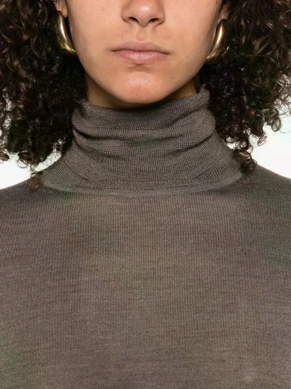 P.a.r.o.s.h Roll-neck Sweater - Brown
