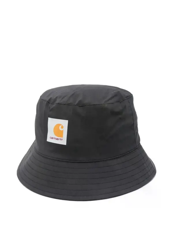 Carhartt Work In Progress Bowden Logo-patch Bucket Hat - Black