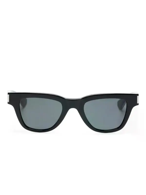 Saint Laurent Square Frame Sunglasses - Black