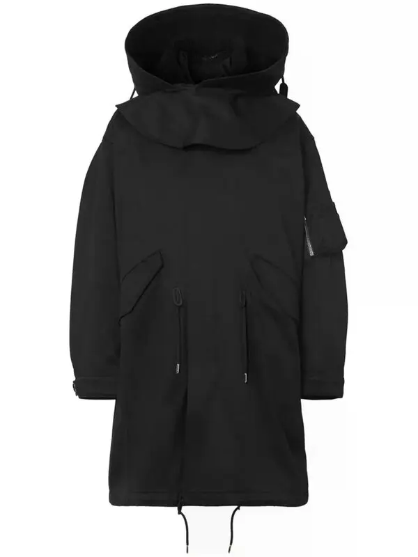 Burberry Logo-print Parka Coat
