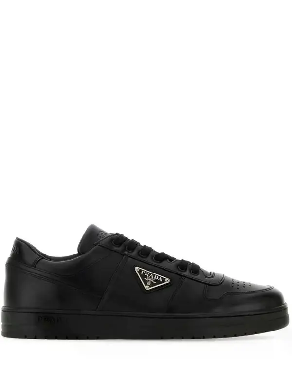 Prada Sneakers Low-top Downtown In Pelle - Black