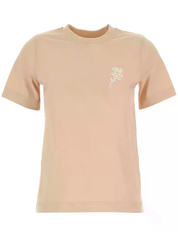 Burberry Floral-print T-shirt - Orange
