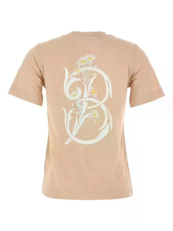 Burberry Floral-print T-shirt - Orange
