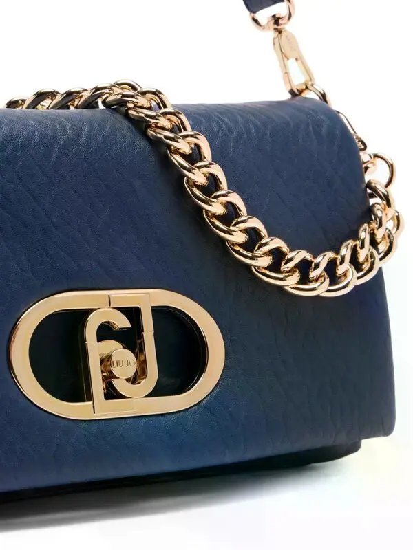 Liu Jo Logo-plaque Chain-strap Shoulder Bag - Blue