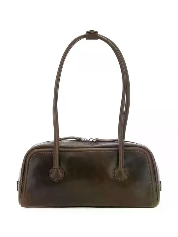 MARGESHERWOOD Soft Pull-up Leather Shoulder Bag - Brown