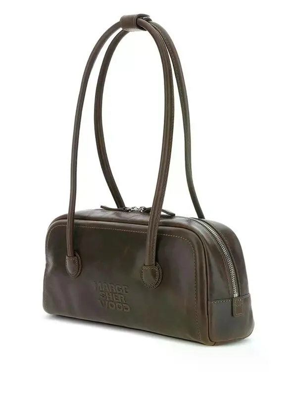 MARGESHERWOOD Soft Pull-up Leather Shoulder Bag - Brown