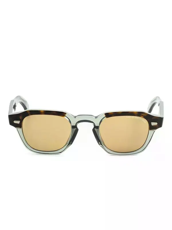 CUTLER & GROSS Colour-block Sunglasses - Brown