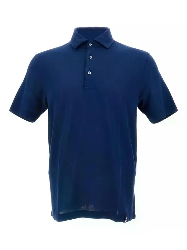 DRUMOHR Cotton Polo Shirt - Blue