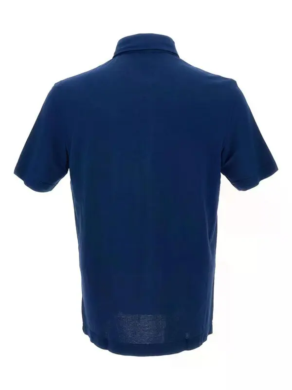 DRUMOHR Cotton Polo Shirt - Blue