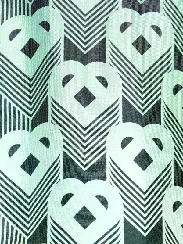 Casablanca Monogram Gradient Silk Shirt