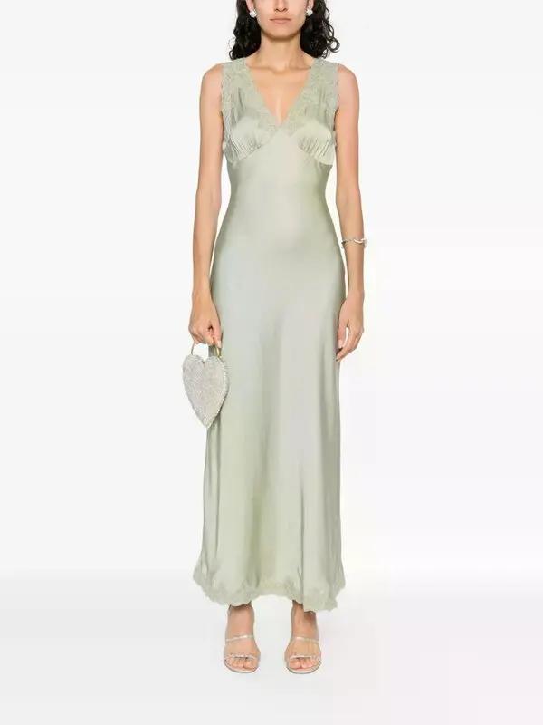 green tango dress Tango dress “The Playful One” olive green – Lamalisa Tango Dresses main image 1