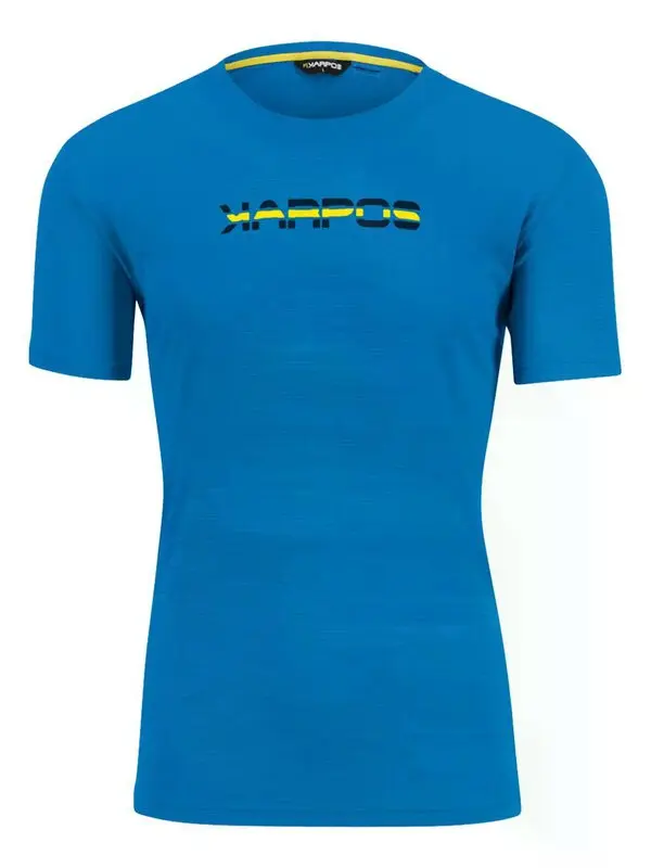 KARPOS Logo-print T-shirt - Blue