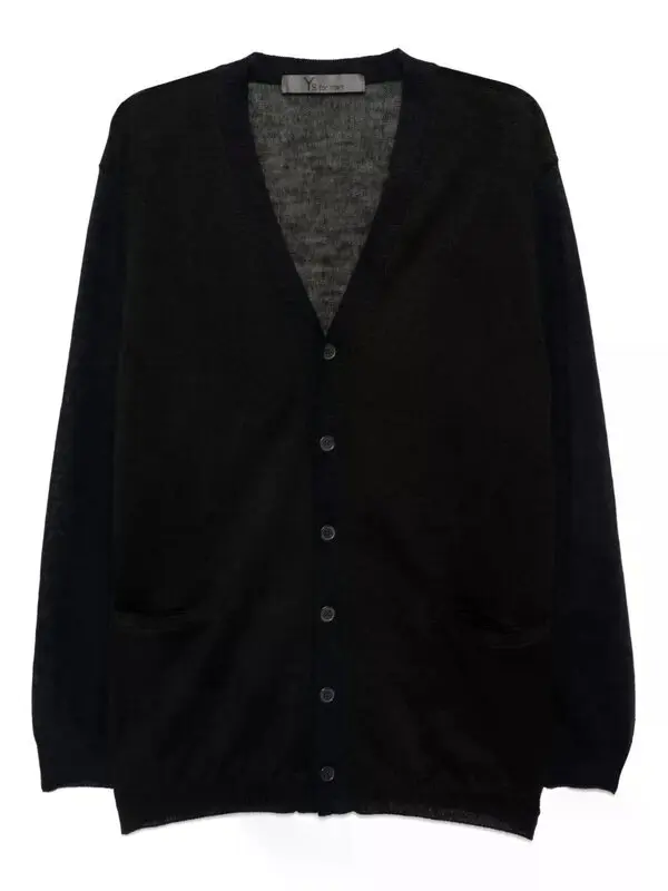 Y’s 12g Knit Cardigan With Logo