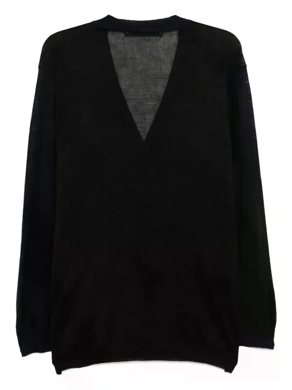 Y’s 12g Knit Cardigan With Logo