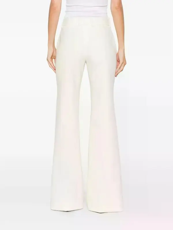 Ermanno Scervino Virgin Wool Wide Leg Trousers
