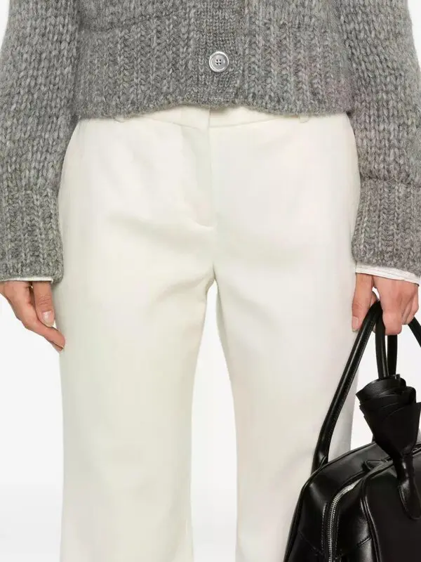 Ermanno Scervino Virgin Wool Wide Leg Trousers