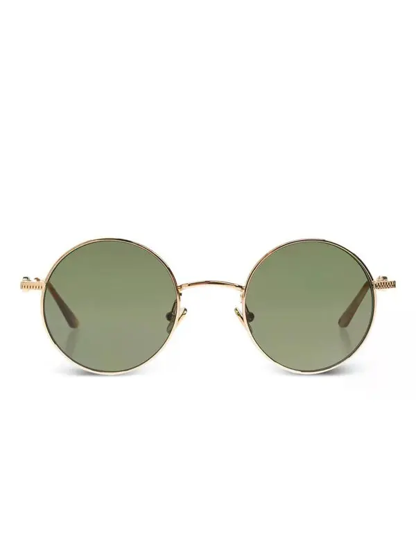 Valentino Garavani Round-frame Sunglasses - Gold