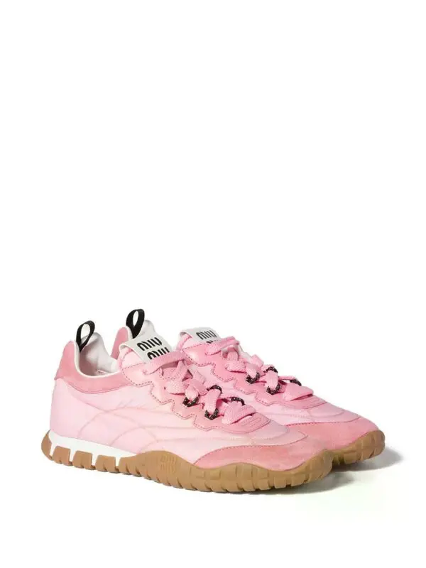 Miu Miu Tyre Sneakers - Pink