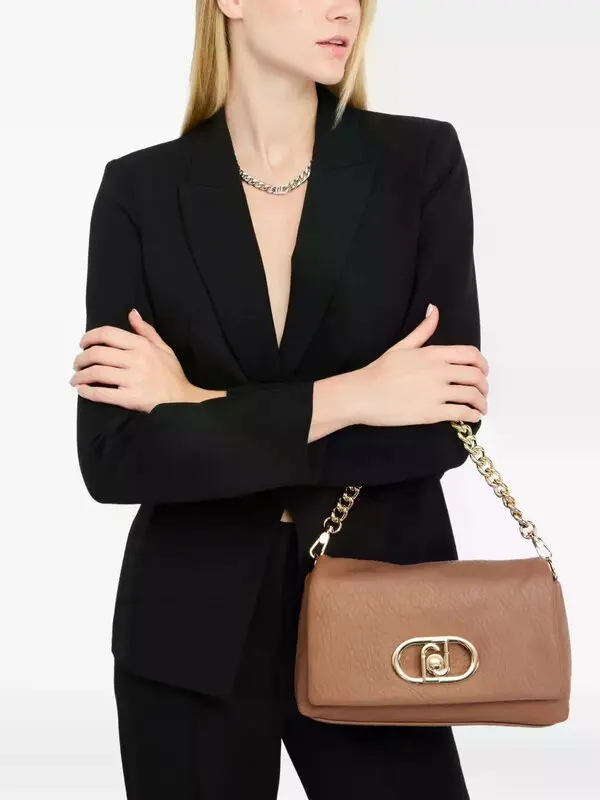 Liu Jo Logo-plaque Chain-strap Shoulder Bag - Brown