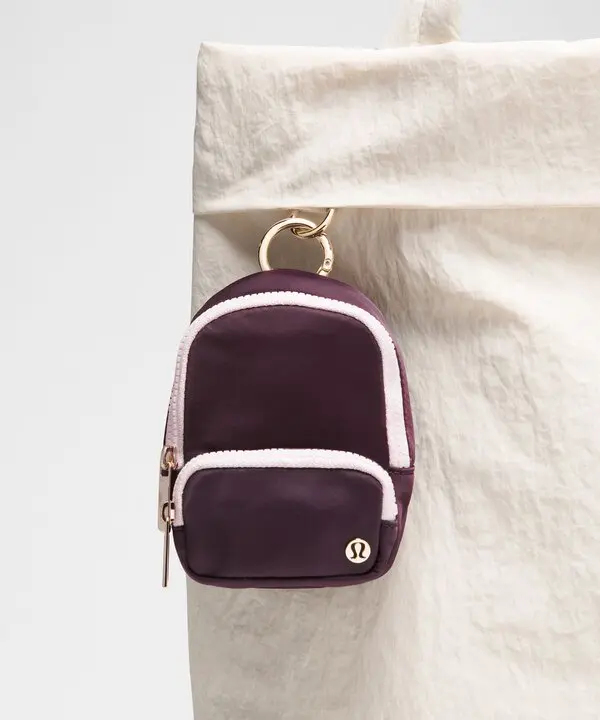 Lululemon Everywhere Backpack Nano - Goodnight Plum/black Plum/blissful Pink/gold