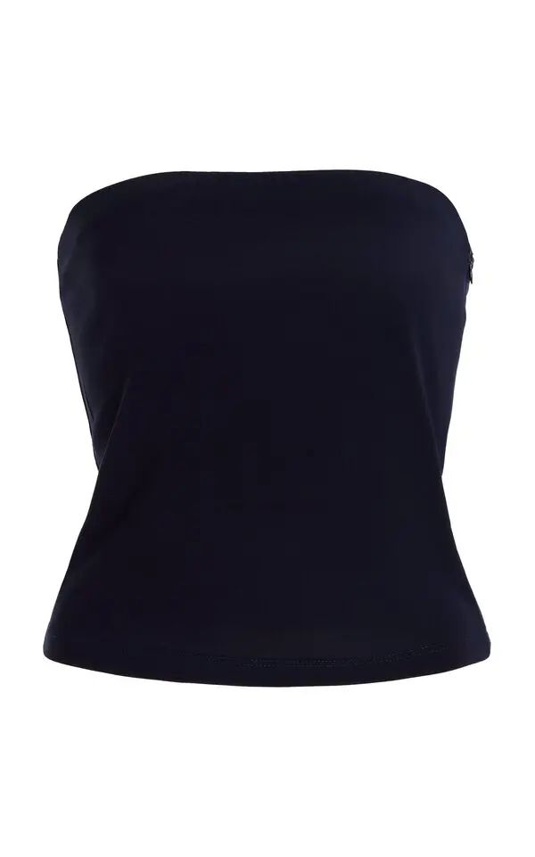 ANEMOS Ritts Strapless Stretch-twill Top