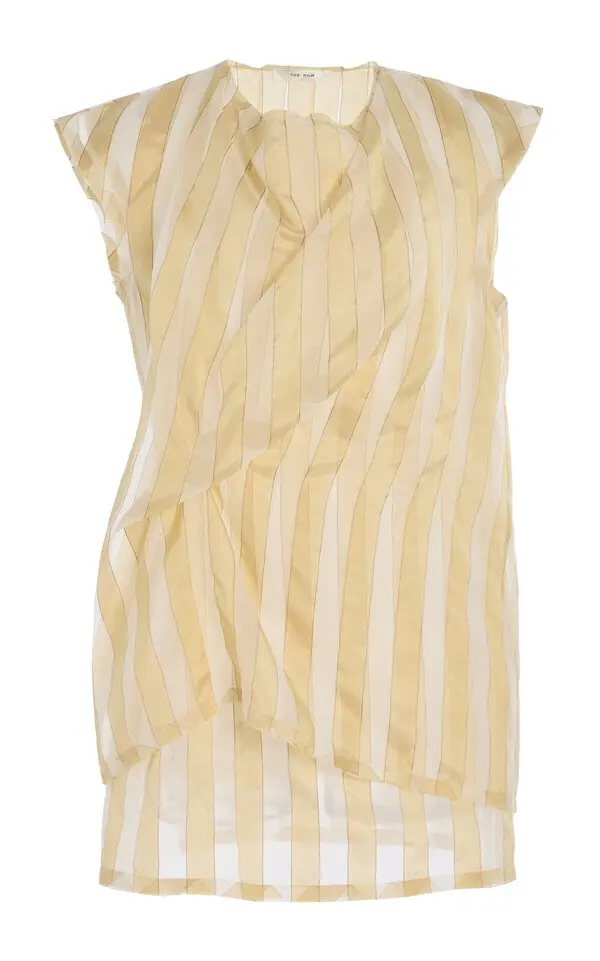 THE ROW Inawa Layered Silk Top - Ivory