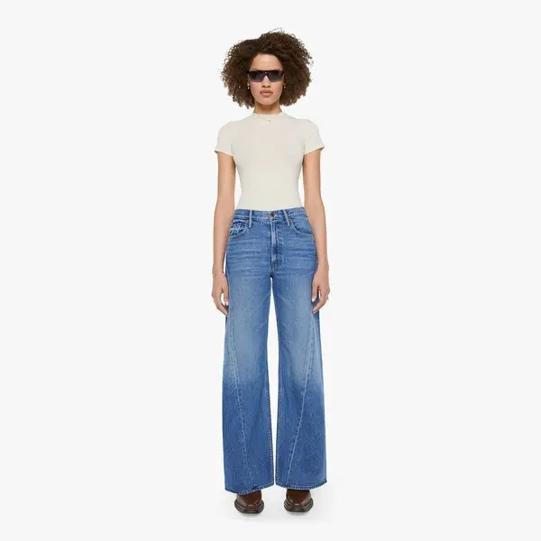 MOTHER Snacks! The Lemon Twist Rolling In Dough Jeans
