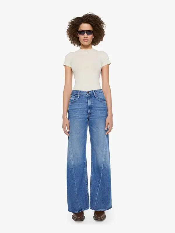 MOTHER Snacks! The Lemon Twist Rolling In Dough Jeans - Blue