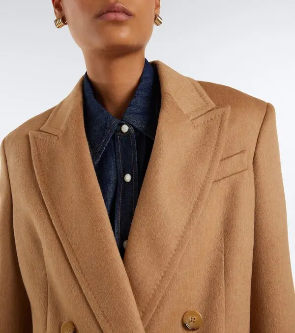 Max Mara Olimpia Camel Hair Blazer - Beige