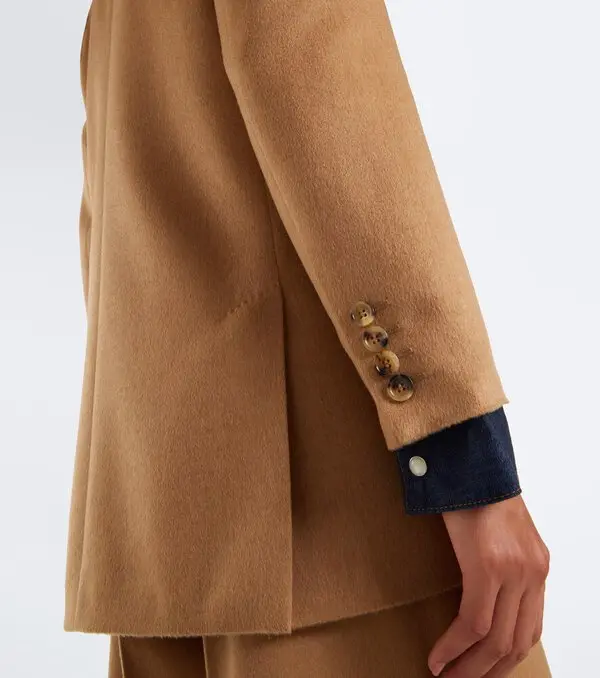 Max Mara Olimpia Camel Hair Blazer - Beige