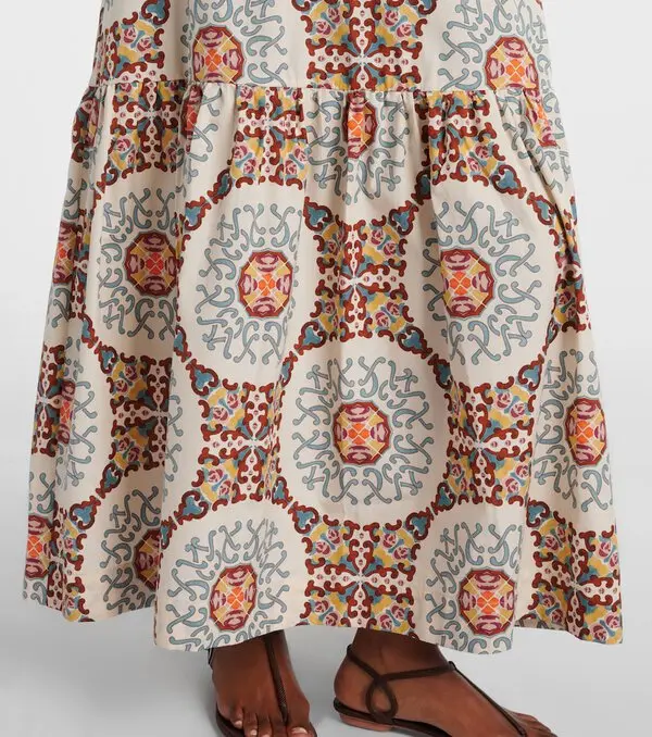 La DoubleJ Artemis Printed Cotton Poplin Shirt Dress - Multicoloured