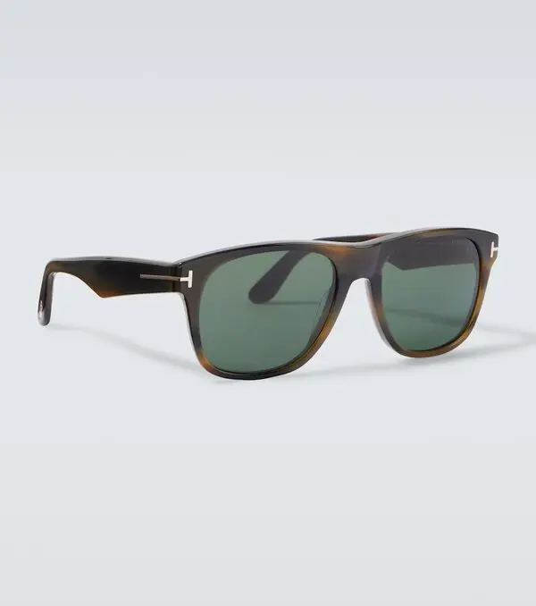 TOM FORD Marlon Square Sunglasses - Brown