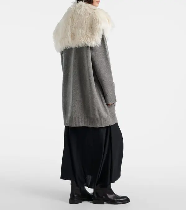 JIL SANDER Wool, Cotton, And Cashmere-blend Cardigan