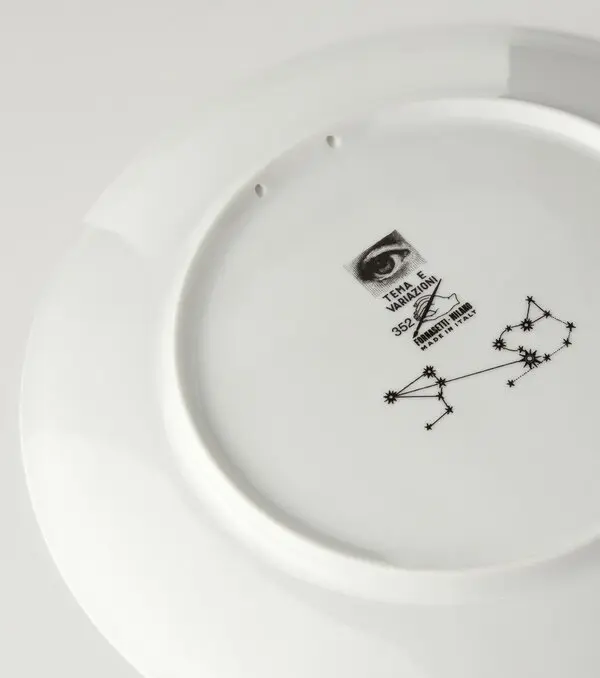 FORNASETTI Tema E Variazioni N.352 Leo Wall Plate - Black