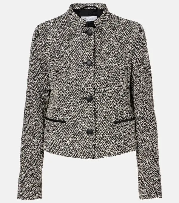 Max Mara Donald Cotton And Wool-blend Jacket