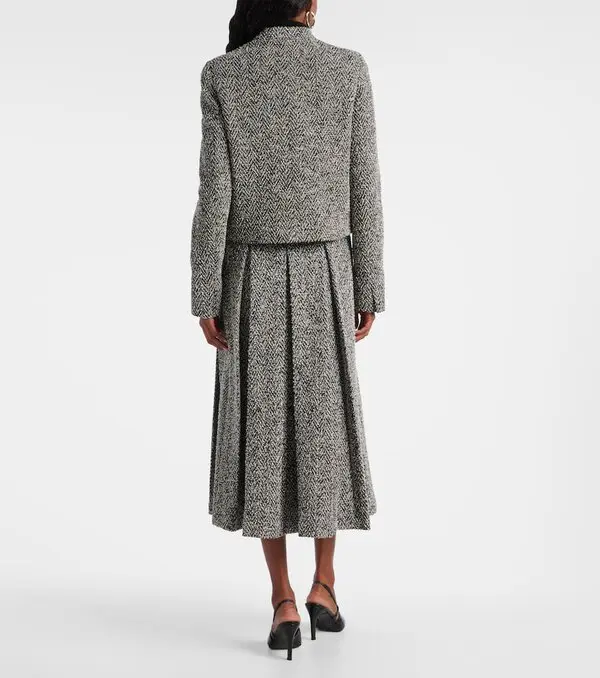 Max Mara Donald Cotton And Wool-blend Jacket