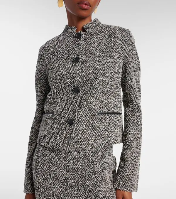 Max Mara Donald Cotton And Wool-blend Jacket