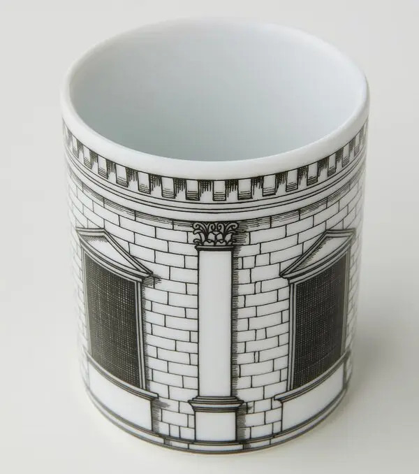 FORNASETTI Architettura Pen Pot - Multicoloured