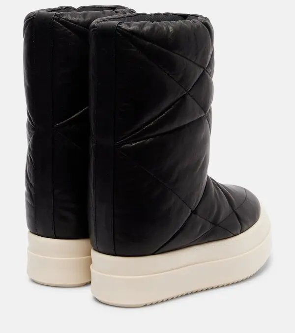 Rick Owens Mega Bumper Lunar Leather Boots